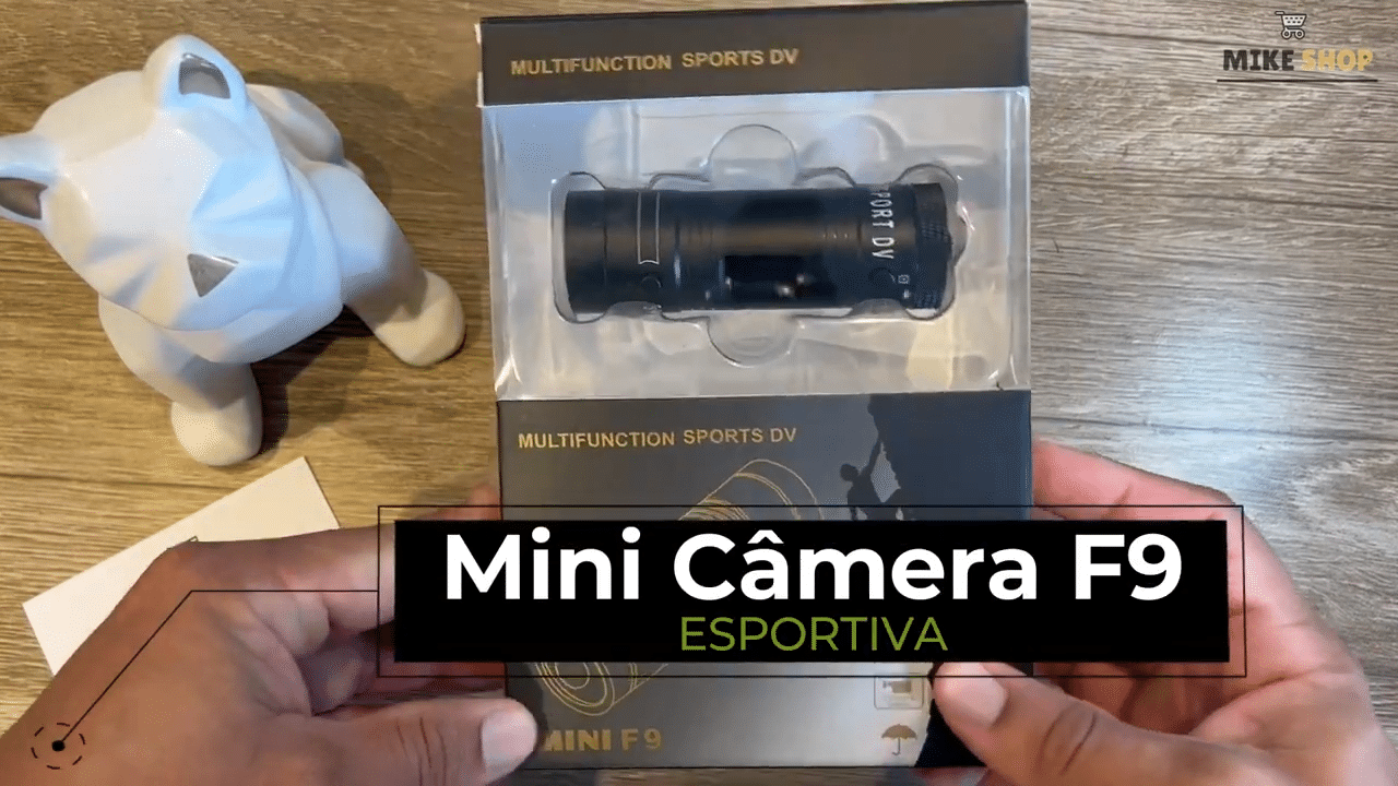Review Câmera Filmadora F9 Sport - Mike Shop