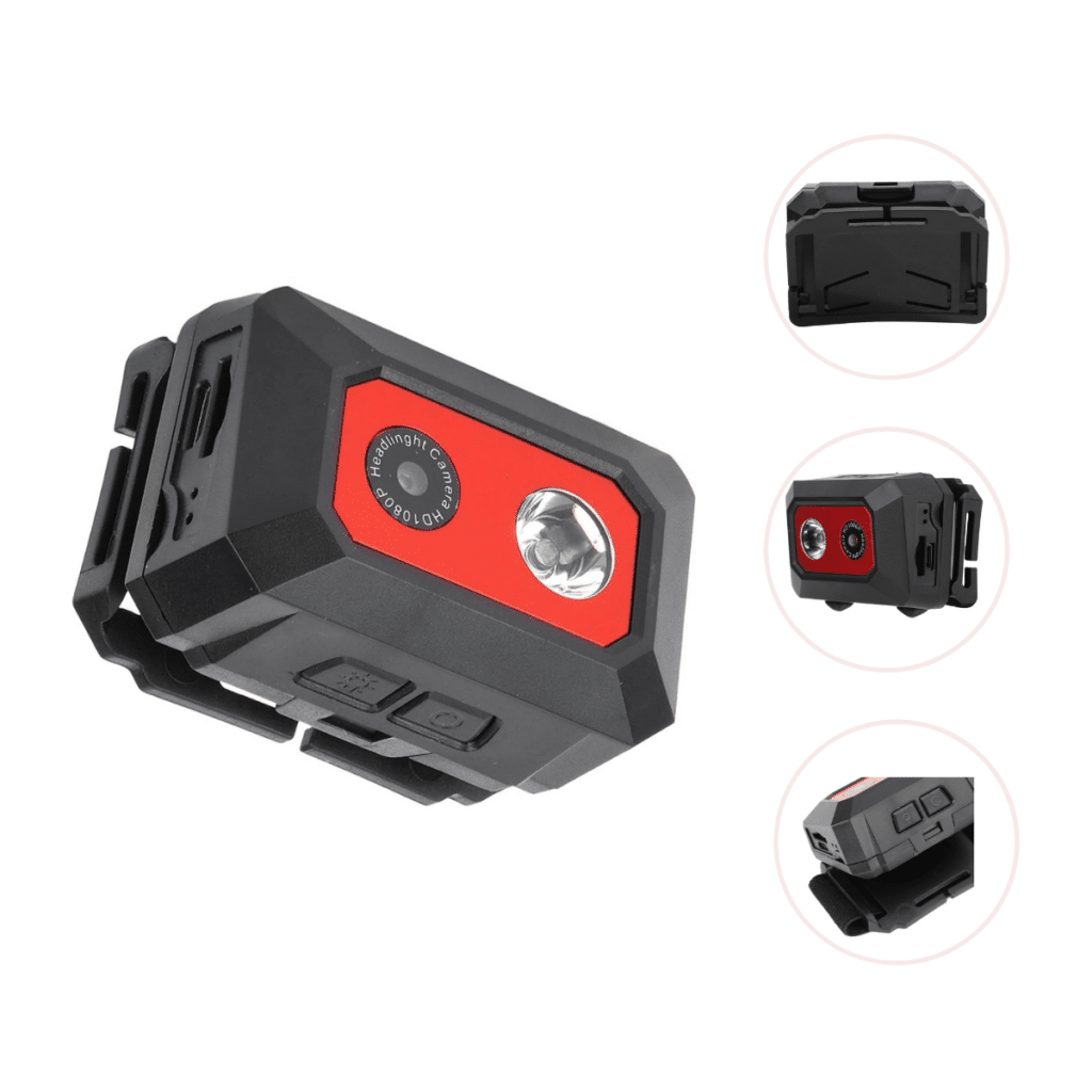 Câmera Filmadora F18 Boblov Esportiva Hd 1080p Com Suporte Cabeça ...